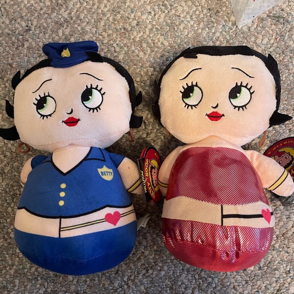 Betty Boop | Toys | Betty Boop Kellytoy Plushies Police Officer Red ...
